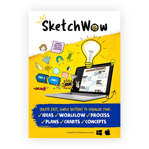 Designs | SketchWow Needs A Catchy New Software Box | Product packaging ...