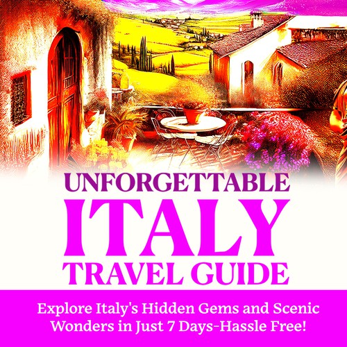 Designs | Invite readers to explore Italy in a new way | Book cover contest