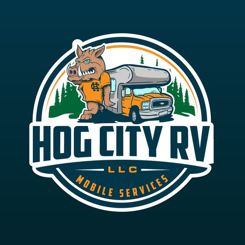 Designs | Design a retro/vintage camper logo for our RV Mobile Service ...