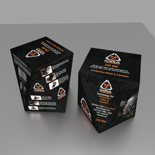 Designs | Premium Packaging for Gas Mask Tactical Product | Product ...