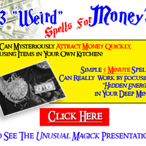 Designs | Changed! "Weird" Banner Design Needed For Odd Website ...