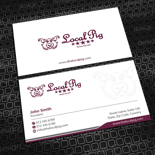 Local Butcher Shop - Business Card | Business card contest