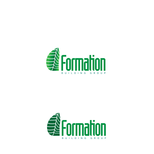 Create a modern hip logo for a Green building company called "Formation ...