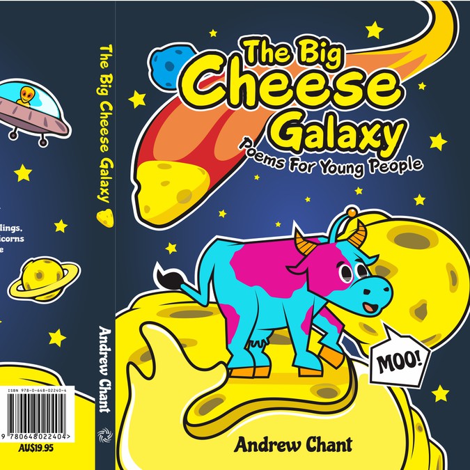 Create a cover for children's book 'The Big Cheese Galaxy' | Book cover ...