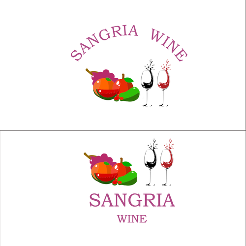 Sangria Wine Label | Logo design contest