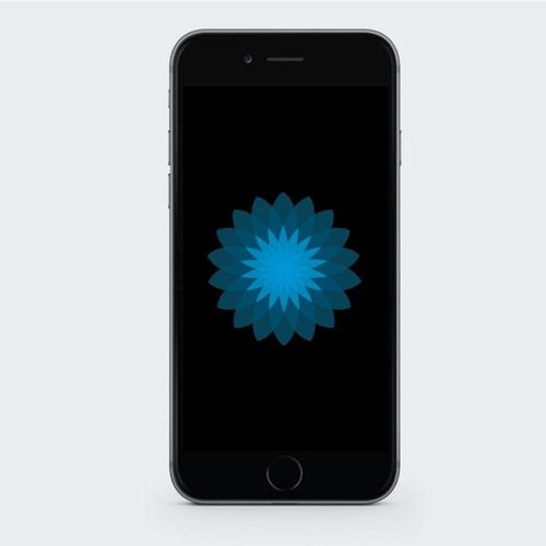 Blue Binary Tree iPhone 6 Wallpaper | Logo design contest
