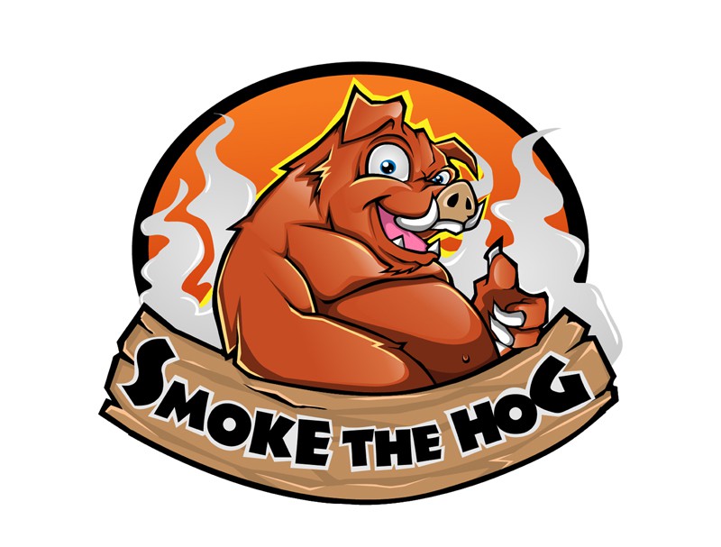 logo for Smoke the Hog | Logo design contest