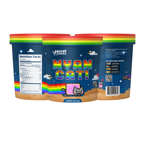 Designs | NYAN Cat X Secret Creamery Ice Cream | Product packaging contest