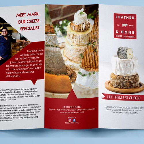 Cheese Wheel Tower brochure | Brochure contest