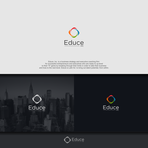 Blend concept, inspiration and sophistication into the Educe logo ...