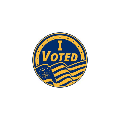 "I Voted" (in Rhode Island) sticker | Sticker contest