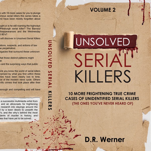 Unidentified serial killers - book cover design - | Book cover contest ...
