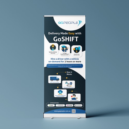 Designs | GoPeople Banners | Signage contest