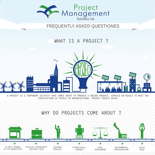 Create an infographic for Project Management Solutions Ltd ...