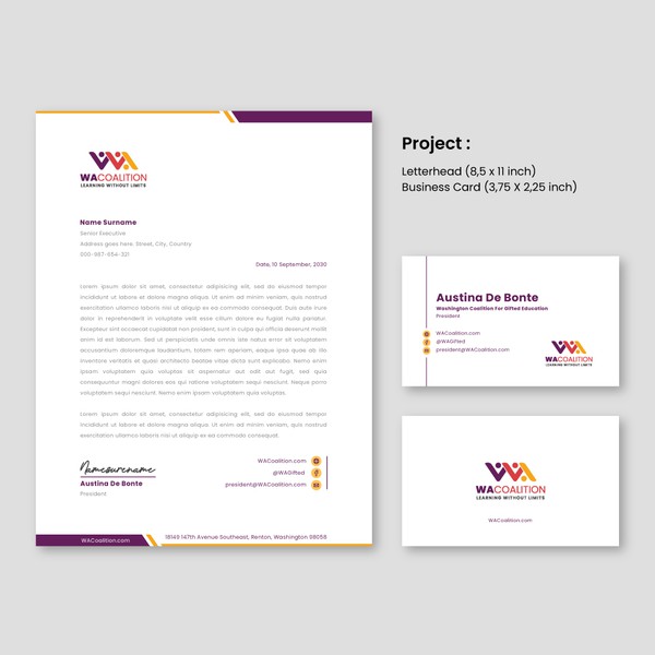 Premium modern business cards | Business card contest | 99designs