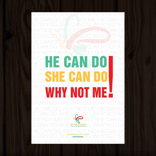 He Can Do, She Can Do, Why Not Me! | Poster contest