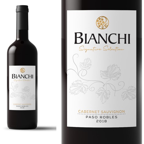 Designs | Bianchi Wine Label | Product label contest