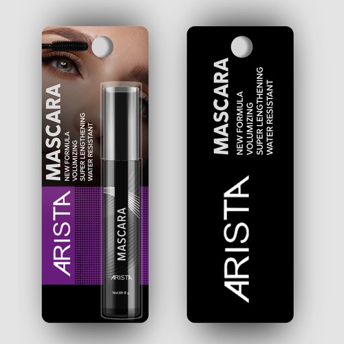 Designs | Arista Mascara Blister Pack | Product label contest