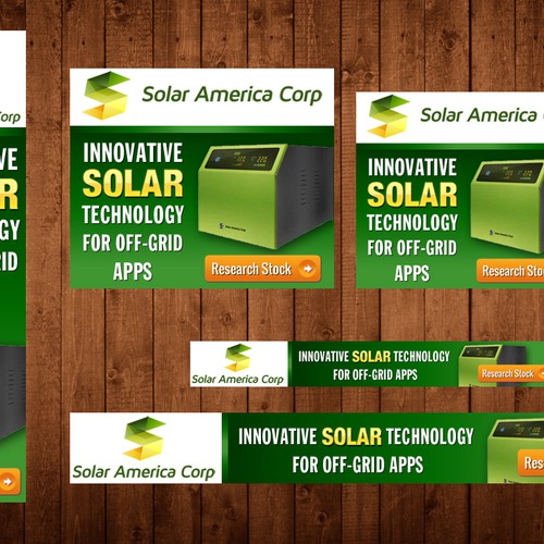 Solar America Corp needs a new banner ad | Banner ad contest