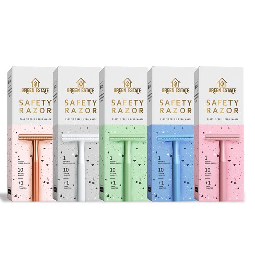 Designs | Design a Colorful Safety Razor Packaging for Women | Product ...