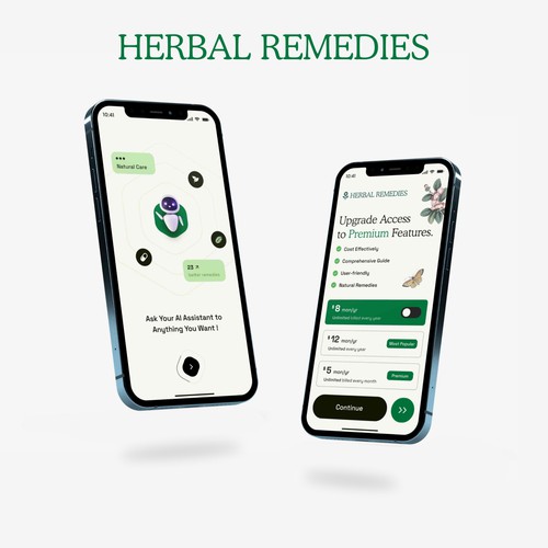 Designs | Design a Modern Yet Traditional Herbal Remedy App: Combining ...