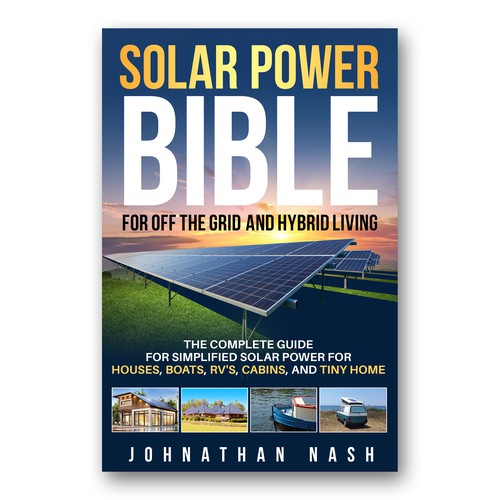 Designs | We need a powerful cover for our solar energy book. | Book ...