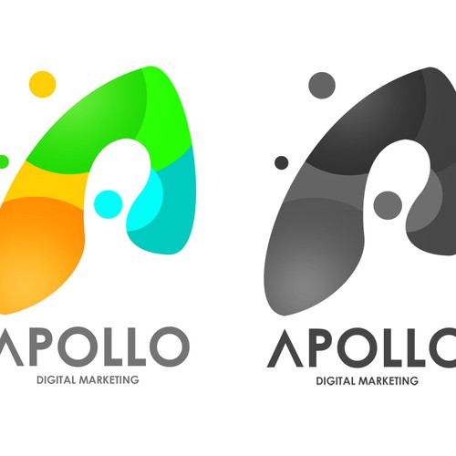 Create an abstract or space themed logo for Apollo Digital Marketing ...