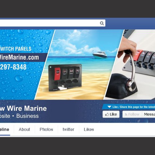 I Love My Marine Facebook Covers