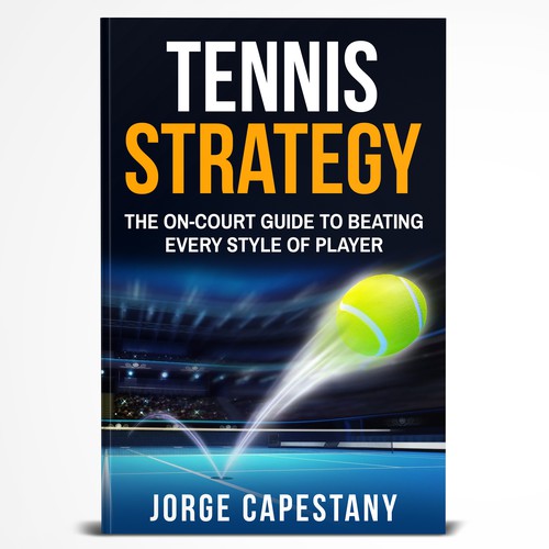 Tennis Strategy Book cover | Book cover contest