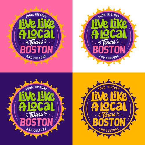Designs | Local Food, History & Culture Tours of Boston | Logo design ...