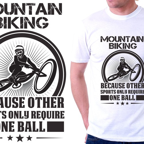 Mountain Biking T-Shirt Design | T-shirt contest