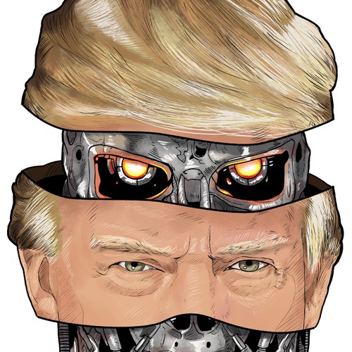 Donald Trump is a Terminator under the skin | T-shirt contest