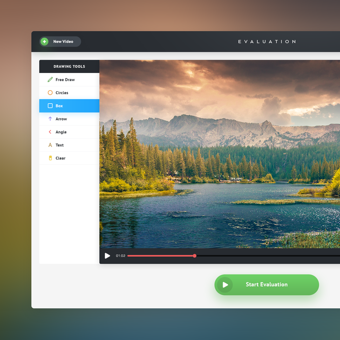 UI for online Video Editor. | Other web or app design contest