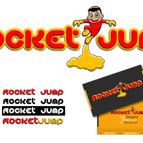 Logo design for Rocket Jump | Logo design contest
