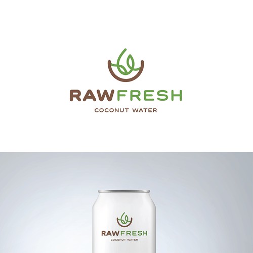 Raw Fresh Coconut Water Logo Design Contest | Logo design contest