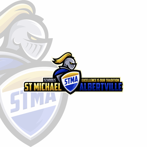 School Sports team needs Powerful Modern version of Knight /STMA Logo ...