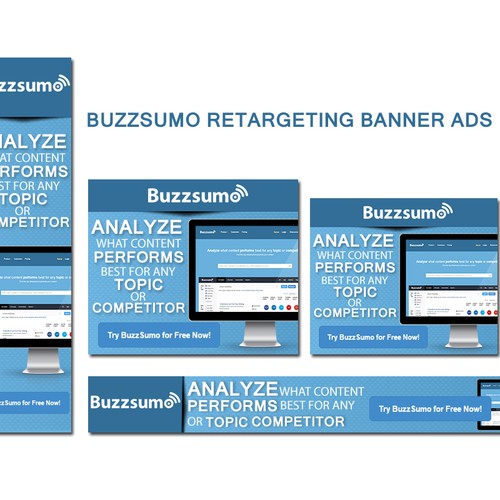 BuzzSumo Retargeting Banner Ads | Banner ad contest
