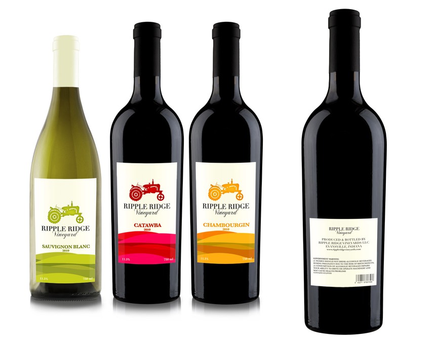 New product label wanted for Ripple Ridge Vineyards LLC | Product label ...
