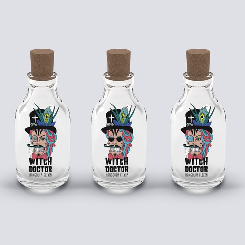 Design a bright bold logo for Witch Doctor - Hangover Elixir | Logo ...