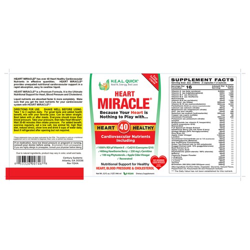 Designs | New look for Heart Miracle | Product label contest