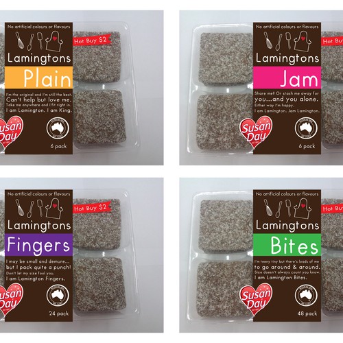 Designs | Product Packaging concept for Susan Day Cakes | Product ...