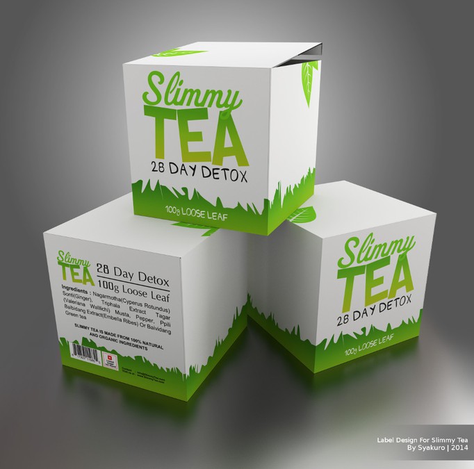 DESIGN A NEW TEA PACKAGING LABEL FOR SLIMMY TEA | Product label contest