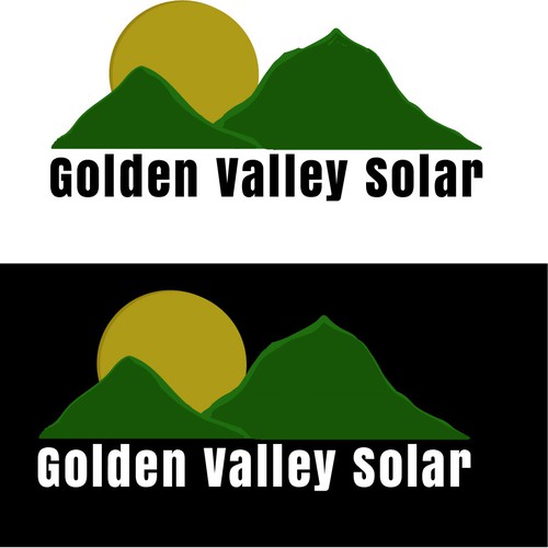Create a warm, inspiring, clear logo for Golden Valley Solar | Logo ...