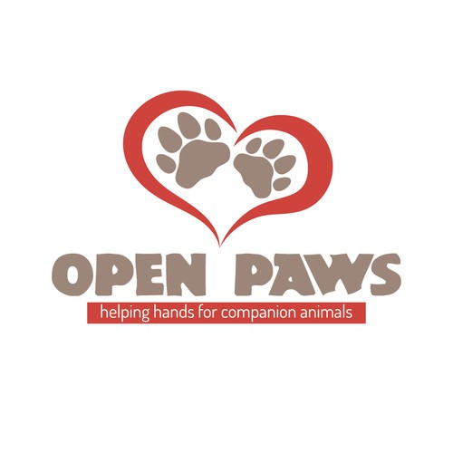 open paws for animal welfare/ adoption /pet store and grooming | Logo ...