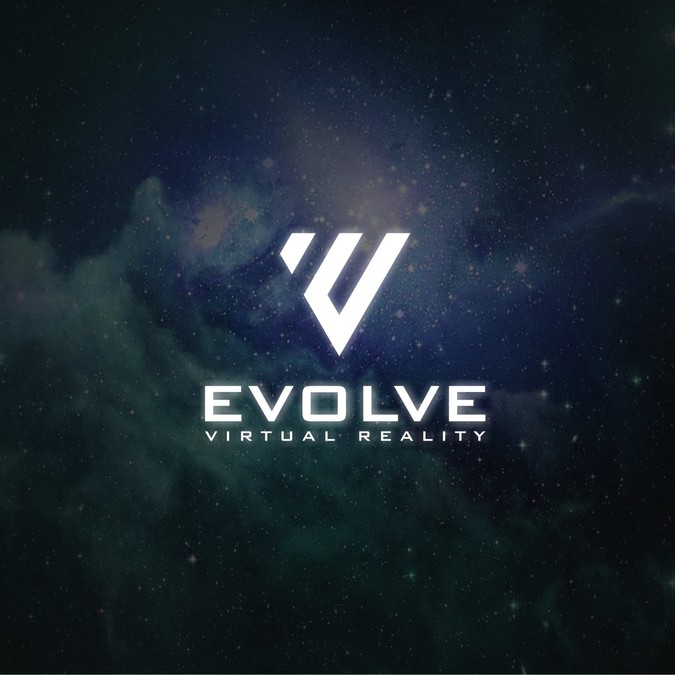 Design a futuristic cool logo for Evolve Virtual Reality. | Logo design ...