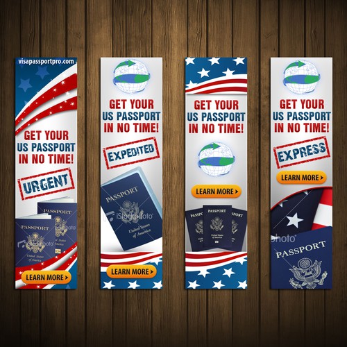 Create the next banner ad for Visa Passport Pro | Banner ad contest