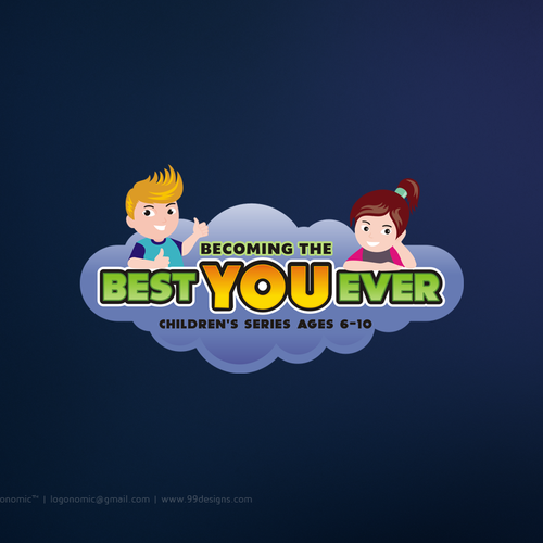 Create a fun logo for a kids book series that appeals to parents of ...