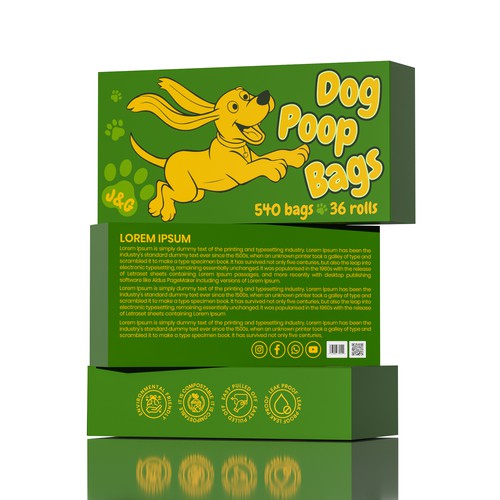 Designs | Dog poop bag packaging design | Product packaging contest