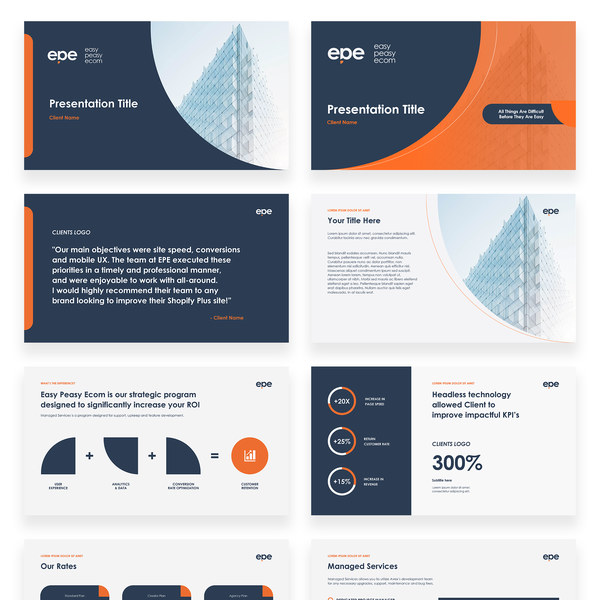 Fun, creative slide deck template needed for nonprofit presentations ...