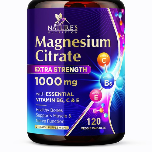 Designs | Premium Magnesium Citrate Design needed for Nature's ...
